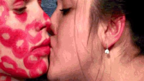 Non Stop Lipstick Kisses Avi Hd Appetizing Crumpet Clips Sale