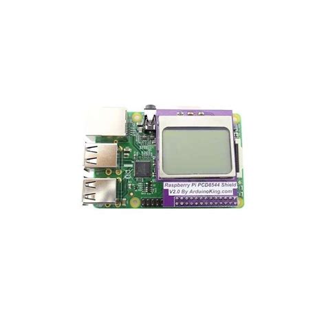 5110 Mini LCD 84x48 PCD8544 Shield For Raspberry Pi Model B B ER