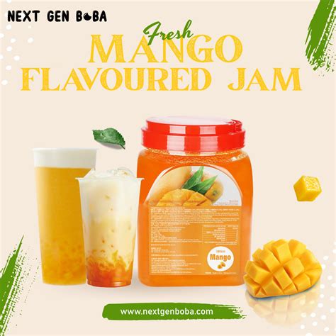 Tired Of The Same Old Bubble Tea Mango Jam Is Here To Save The Day