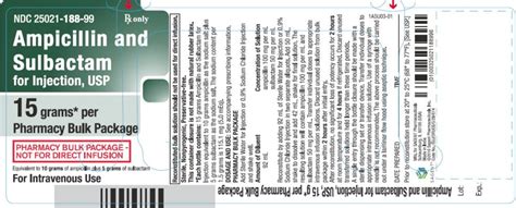Ampicillin And Sulbactam Injection Fda Prescribing Information Side Effects And Uses