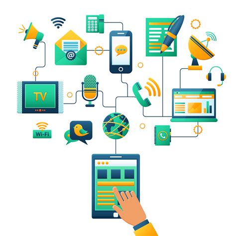 Communication Concept Illustration 444047 Vector Art At Vecteezy