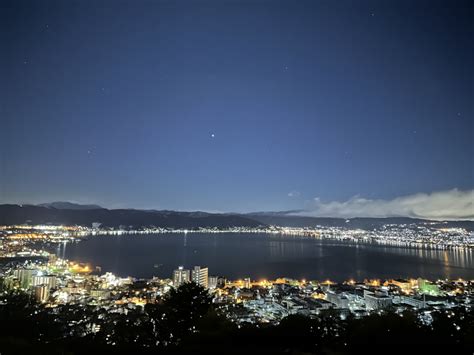 諏訪湖の夜景 by dai suke ID11696127 写真共有サイト PHOTOHITO