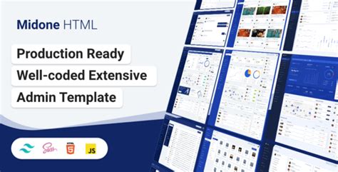 Midone Html Admin Dashboard Template Xd Design File Codemarket