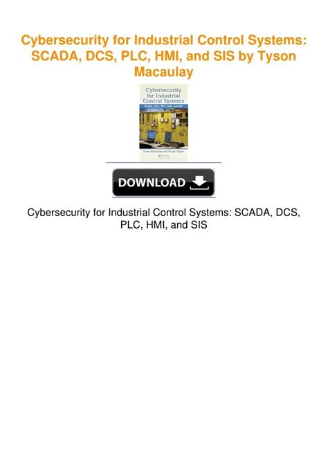Ppt Cybersecurity For Industrial Control Systems Scada Dcs Plc Hmi And Powerpoint