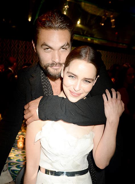 Emilia Clarke Was Shocked By Jason Momoas Replacement For Modesty Sock
