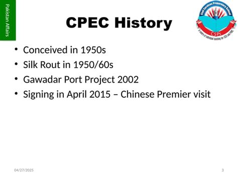 Cpec Pptx Cpec Introduction Importance And Effect Ppt