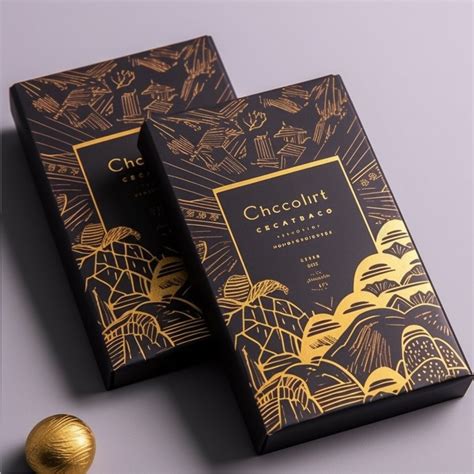 Chocolate Box Packaging Design Free Chocolate Packaging Mockup