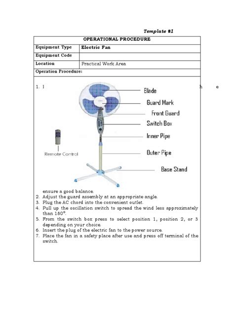 Operational Procedure Pdf