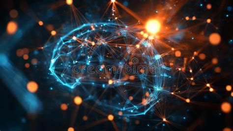 169 Abstract Digital Brain Representation Neural Network Connections