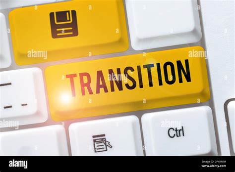 Conceptual Display Transition Concept Meaning A Dramatic Or Sweeping Alteration Of Shape Or