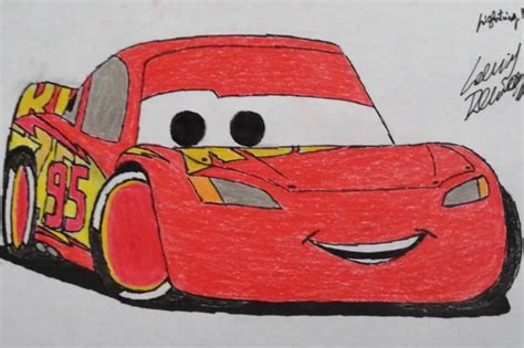 How To Draw Rust Eze Lightning Mcqueen