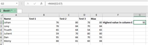 Excel Formula Maximum Value Excelchat