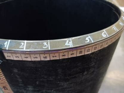 Circumference Of The Pipe Divided In 40 Sections Roughly 25mm Apart Download Scientific