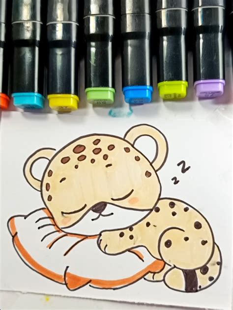 Cómo Dibujar Un Leopardo Tutorial Paso A Paso Tiktok
