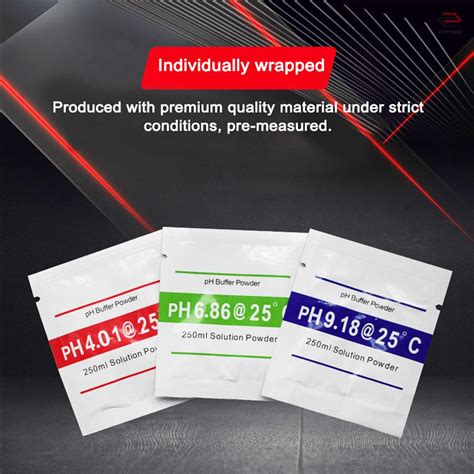 [local Life] Ph Meter Calibration Point 3 Type Ph Buffer Powder Set Measure Calibration Solution