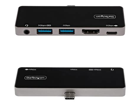 StarTech Com USB C Multiport Adapter USB C Mini Dock USB C To K Hz HDMI With W