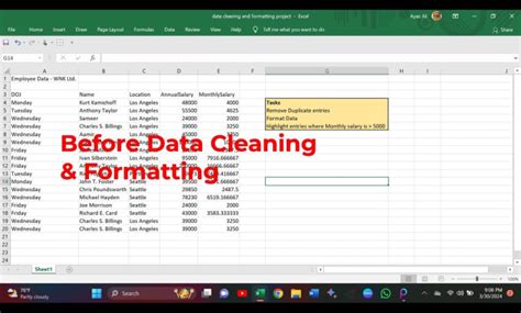 Clean Organize Merge And Format Your Excel Or Csv Data By Ayazali09