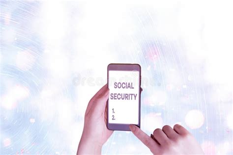 Conceptual Hand Writing Showing Social Security Business Photo