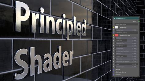 How To Create Pbr Materials Using The Principled Shader In Blender Youtube