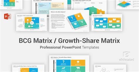 BCG Matrix Diagrams PowerPoint Presentation Template SlideSalad