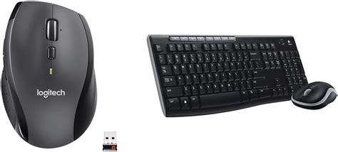 Logitech M705 Marathon Wireless Mouse 2 4 Ghz Usb Unifying Receiver 1000 Dpi And Mk270 Wireless
