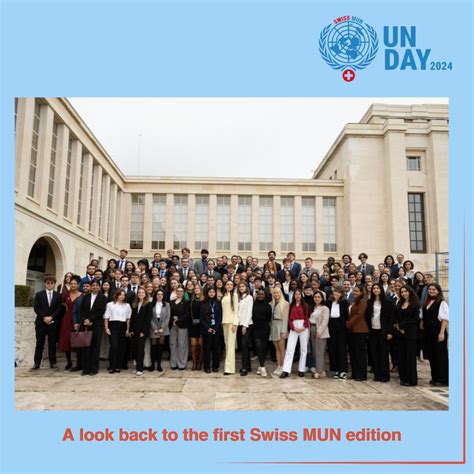 👀a Look Back At The First Swiss Mun On Un Day 2024 🕊️last Thursday 100