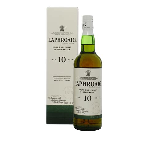 Laphroaig 10 Year Old Islay Single Malt Scotch Whisky 70cl The Whisky