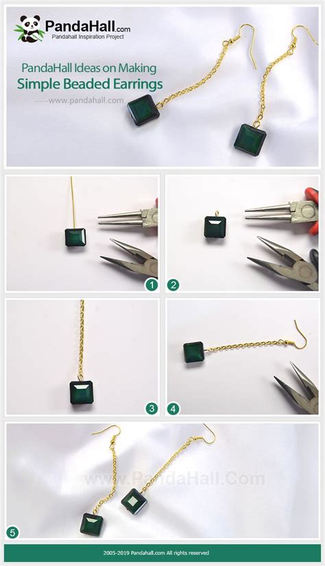 Pandahall Tuto De Boucles Doreilles Boucle Oreille Perle Bijoux Perles Bijoux