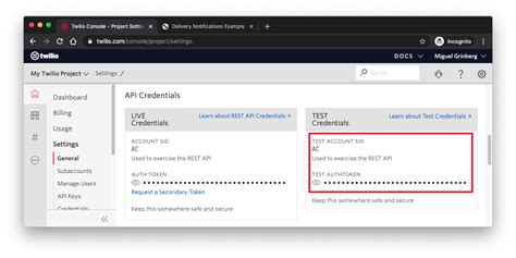 Using Test Credentials And Magic Phone Numbers To Test Twilio