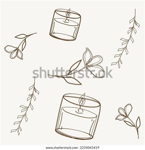 Universal Seamless Concise Pattern Freehand Drawing Stock Vector Royalty Free 2234065419