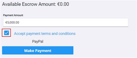 Add An Escrow Payment