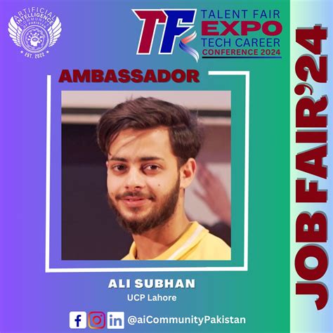 Ali Subhan On Linkedin Aicptalentfair Careerexpo Techjobs Alcommunity Alcommunity