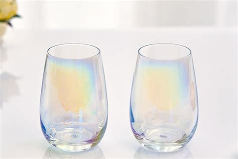 유리컵·물컵 아크프랑스 홀로그램 오로라 미네 370ml 2p 홈카페유리컵 오늘의집 쇼핑