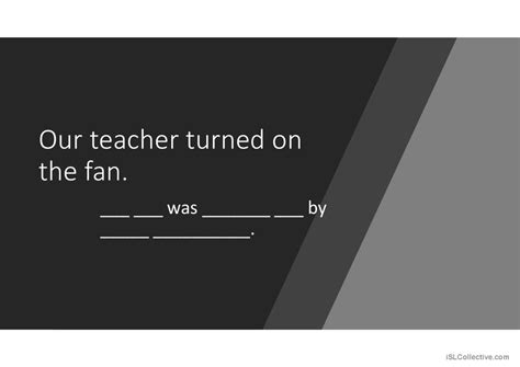 Passive Voice Exercise General Gram English Esl Powerpoints