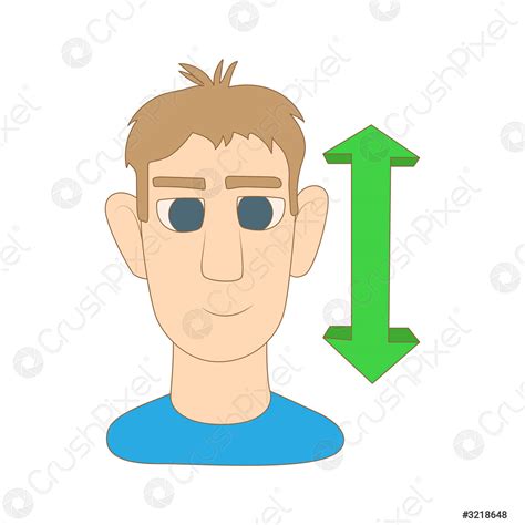 Man Knikken Pictogram Cartoon Stijl Stock Vector 3218648 Crushpixel