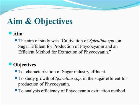 Production Of Phycocyanin And Efficient Methods For Their Extraction