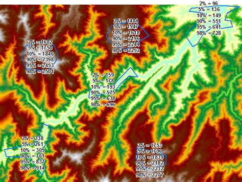 Solved Zonal Statistics Percentiles Esri Community