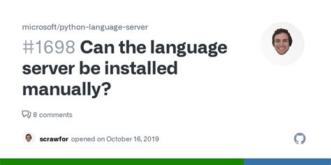 Can The Language Server Be Installed Manually · Issue 1698 · Microsoftpython Language Server