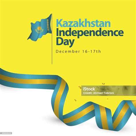 카자흐스탄 독립 기념일 벡터 템플릿 디자인 일러스트 레이 션 0명에 대한 스톡 벡터 아트 및 기타 이미지 0명 계절 공 스포츠 장비 Istock
