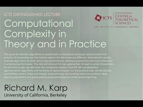 Free Video Computational Complexity In Theory And In Practice By