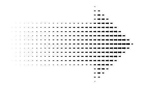 Dynamic Arrow Pattern Indicating Movement Direction Stock Illustration