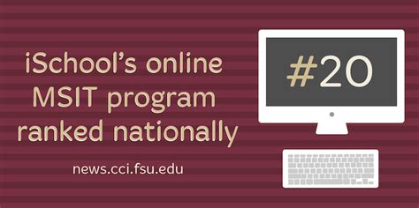 Msit Program Ranked 20 Nationally News And Events