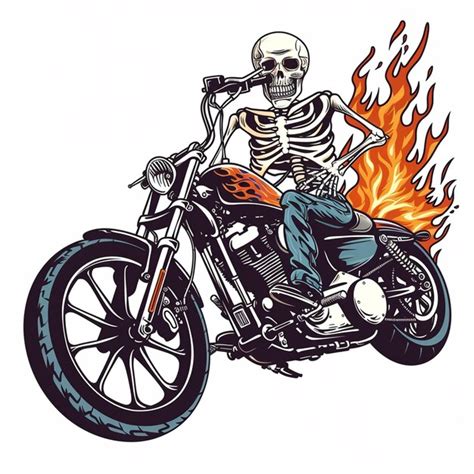 Motor Cycle Mockup Premium AI Generated Image