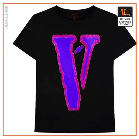 Vlone T Shirts Vlone Cotton Candy Marble T Shirt Vl2409 Vlone Store