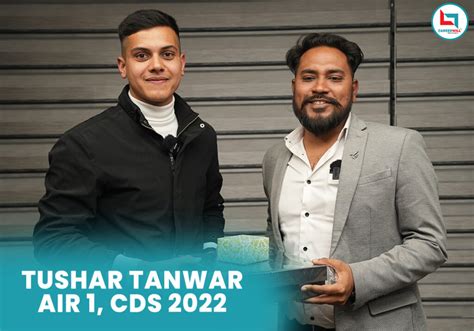 upsc cds 2022 topper air 1 tushar tanwar