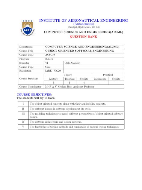 Oose Question Bank Pdf Conceptual Model Software Prototyping