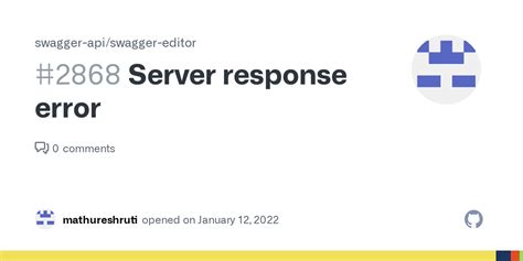 Server Response Error Issue Swagger Api Swagger Editor GitHub