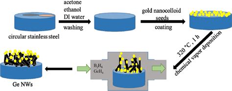 Schematic Diagram For The Germanium Nanowire Growth Download Scientific Diagram