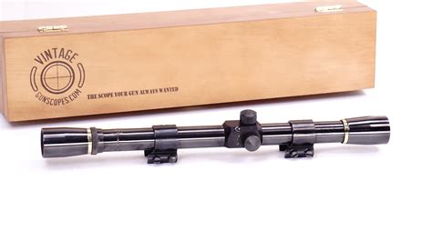 Vintage Gun Scopes VGS Restored Marlin Micro Vue 4x With Rings