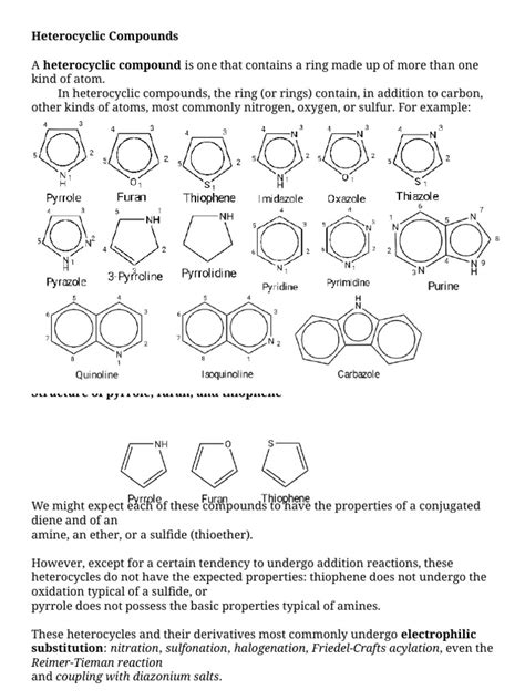 Heterocyclic Compounds Pdf Pyridine Aromaticity